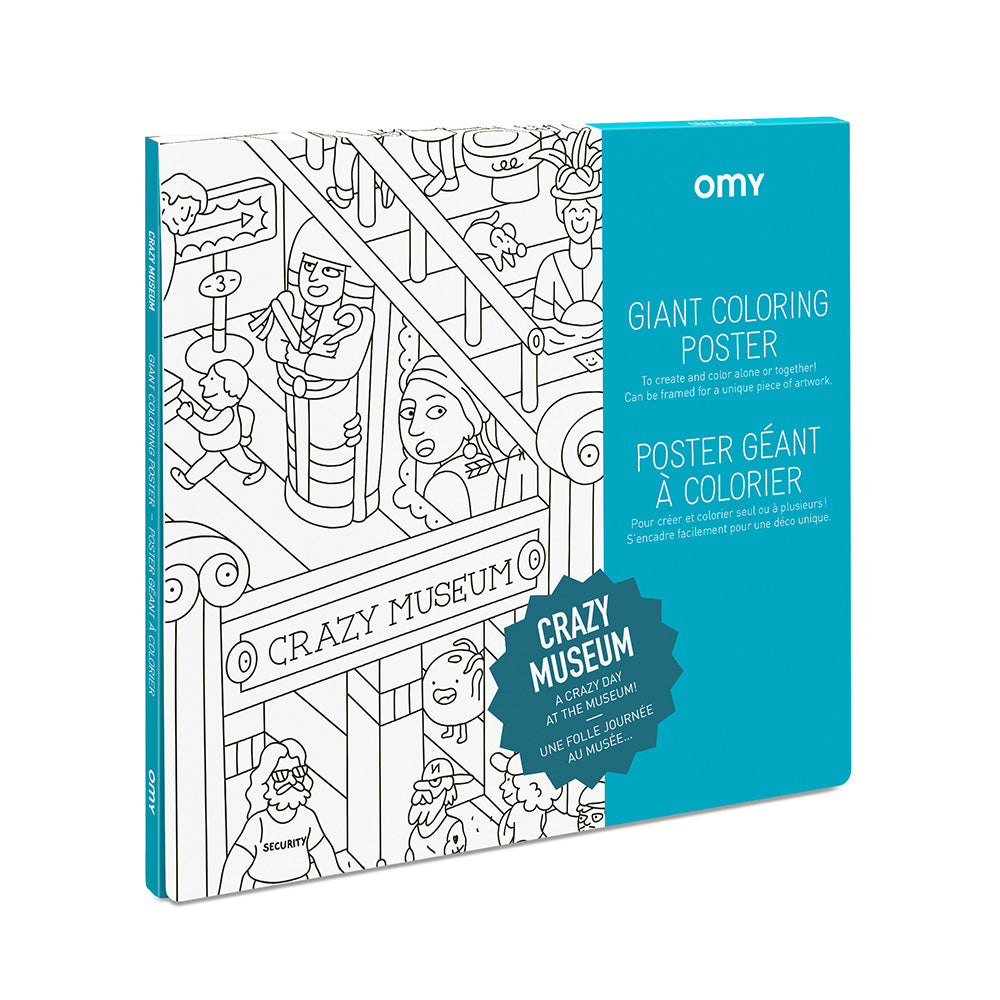 OMY Giant Coloring Poster - CRAZY MUSEUM
